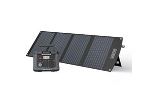 4262354946885 - BALDERIA Power Set PS500-120 Solar-Generator Kraftwerk Tragbare Powerstation 400Wh + Solarpanel 1