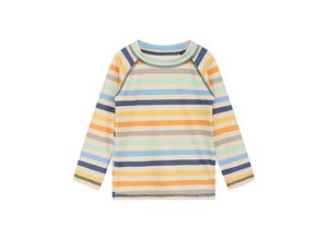 5711136190507 - Hust & Claire - Langarm-Badeshirt MAIAK STRIPES in peony blue Gr92