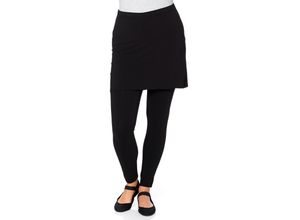 8698826234123 - Große Größen Leggings mit angesetztem Minirock schwarz Gr58