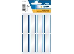 4008705702775 - HERMA 1903 Namensschilder Beweglich 54 x 19 mm Weiß Rechteckig Blau 10 Packungen mit 160 Etiketten