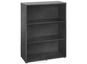 4044393253106 - Mäusbacher Regal MISTER OFFICE (BHT 81x109x36 cm) BHT 81x109x36 cm grau Standregal Bücherregal Bücherregal Schuhregal