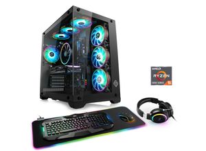 4061474197210 - CSL Gaming-PC Aerion A56115 Advanced Edition Computer Gr Microsoft Windows 11 Home (64 Bit) 16 GB RAM 1000 GB SSD schwarz Gaming PCs