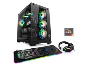 4061474197296 - CSL Gaming-PC Aqueon A56113 Advanced Edition Computer Gr Microsoft Windows 11 Home (64 Bit) 16 GB RAM 1000 GB SSD schwarz Gaming PCs