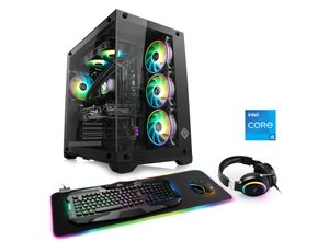 4061474193649 - CSL Gaming-PC Aqueon C55113 Advanced Edition Computer Gr Microsoft Windows 11 Home (64 Bit) 16 GB RAM 1000 GB SSD schwarz Gaming PCs