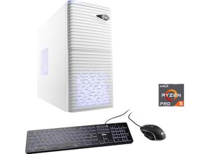 4061474160467 - CSL Gaming-PC Sprint V28812 Computer Gr Microsoft Windows 11 Home (64 Bit) 8 GB RAM 500 GB SSD weiß Gaming PCs