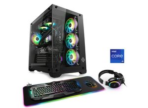 4061474196244 - CSL Gaming-PC Aqueon C94113 Extreme Edition Computer Gr Microsoft Windows 11 Home (64 Bit) 16 GB RAM 1000 GB SSD schwarz Gaming PCs