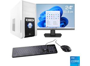 4061474161969 - F (A bis G) CSL PC-Komplettsystem Speed V25817 Computer-Komplettsysteme Gr Microsoft Windows 11 Home (64 Bit) 8 GB RAM 500 GB SSD weiß PC Sets