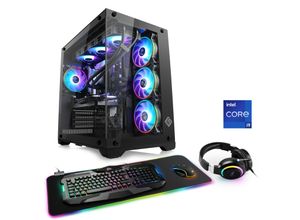 4061474196336 - CSL Gaming-PC Aqueon C94240 Extreme Edition Computer Gr Microsoft Windows 11 Home (64 Bit) 64 GB RAM 2000 GB SSD schwarz Gaming PCs