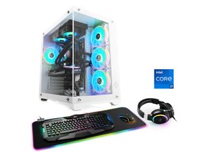 4061474195544 - CSL Gaming-PC Aqueon C77114 Advanced Edition Computer Gr Microsoft Windows 11 Home (64 Bit) 16 GB RAM 1000 GB SSD weiß Gaming PCs