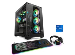 4061474195810 - CSL Gaming-PC Aqueon C77214 Advanced Edition Computer Gr Microsoft Windows 11 Home (64 Bit) 64 GB RAM 1000 GB SSD schwarz Gaming PCs