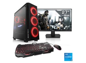 4061474165295 - F (A bis G) CSL Gaming-PC-Komplettsystem Speed V25135 Computer-Komplettsysteme Gr Microsoft Windows 11 Home (64 Bit) 16 GB RAM 1000 GB SSD schwarz PC Sets