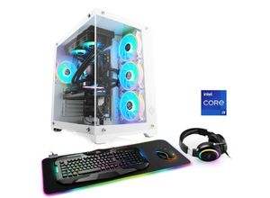 4061474196428 - CSL Gaming-PC Aqueon C94112 Extreme Edition Computer Gr Microsoft Windows 11 Home (64 Bit) 16 GB RAM 1000 GB SSD weiß Gaming PCs