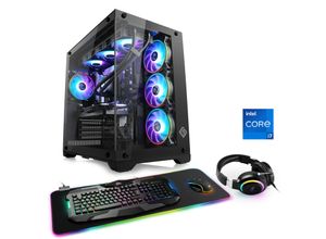 4061474195858 - CSL Gaming-PC Aqueon C77242 Advanced Edition Computer Gr Microsoft Windows 11 Home (64 Bit) 64 GB RAM 2000 GB SSD schwarz Gaming PCs Bestseller