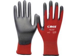 4021103059883 - Skinny Touch grau rot 141235 Nylon Arbeitshandschuh Größe (Handschuhe) 8 m en 388 1 Paar - Cimco