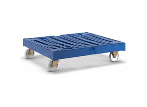 4260633270515 - Transportroller XL Tragfähigkeit 500 kg LxBxH 810 x 720 x 195 mm enzianblau