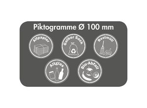 4031068143046 - Piktogramm-Set deutsch mit Symbolen und Begriffen weiß