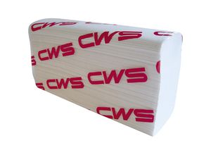 4049657003657 - CWS Faltpapierhandtuch Multifold Zellstoff 2-lagig Z-Falz weiß VE à 3750 Stk