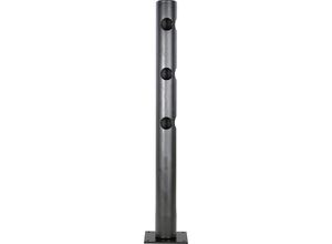 4250912311152 - Dancop International Gmbh - Sicherheitsgeländer Spezialkunststoff Eckpfosten 90 Grad Höhe 1200 mm Durchm 110 mm schwarz