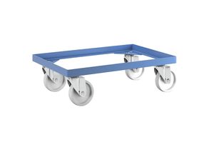 4054666000795 - eurokraft pro Fahrgestell aus Stahl mit Polyamidrädern Tragfähigkeit 250 kg Ladefläche 610 x 410 mm