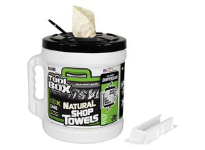 4052469012403 - BigGrip® Wischtuch-Spender VE 2 Spender inkl 2 GreenX® Wischtuchrollen PE HxØ 265 x 270 mm ab 5 VE kaiserkraft