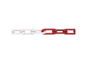 4055381364315 - Nylon-Gütekette MNK-Güte 8 Bundlänge 25 m rot-weiß ab 4 Stück