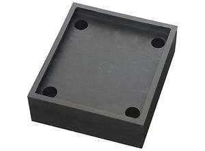 4055381443591 - PU-Federelement schwarz BxTxH 140x160x50 mm für Rammschutz-Planke