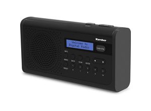 4000420866558 - Karcher DAB 2405 tragbares Radio mit DAB+ FM-Radio