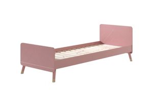 5420070232449 - VIPACK - BILLY Einzelbett 90 x 200 cm mit Lattenrost Ausführung lackiert Terra Rosa