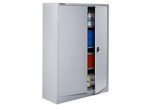 4051273745859 - Select Aktenschrank abschließbar Höhe 1585 mm Breite 1200 mm weißaluminium RAL 9006