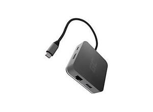 5903317224587 - GreenCell AK61 (USB C) Dockingstation + USB Hub Silber