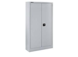 4051273745811 - Select Aktenschrank abschließbar Höhe 1585 mm Breite 800 mm weißaluminium RAL 9006