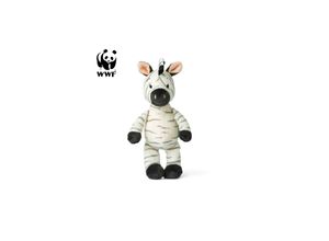 8719066004649 - Cub Club - Ziko das Zebra (weiß 22cm) mit Glöckchen Kuscheltier Stofftier für Kleinkinder