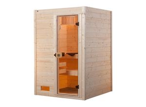 4004581371036 - weka Massivholz-Sauna VALIDA Gr 1 Sparset 45 kW BioS inkl digitaler Steuerung Glastür