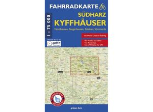 9783866360891 - Fahrradkarten   Fahrradkarte Südharz Kyffhäuser   Karte (im Sinne von Landkarte)