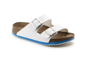 4052001430016 - Sandale Arizona Super Grip Birko-Flor weiß normal Größe 37 - Birkenstock