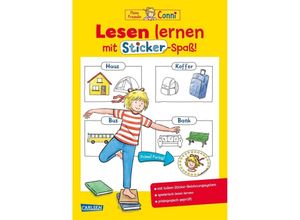 9783551189707 - Conni Gelbe Reihe (Beschäftigungsbuch)   Conni Gelbe Reihe (Beschäftigungsbuch) Lesen lernen mit Sticker-Spaß - Hanna Sörensen Kartoniert (TB)