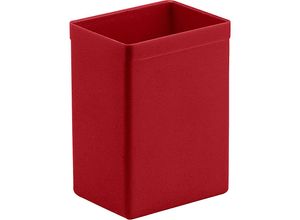 4031022021007 - Einsatzkasten Höhe 122 mm rot LxB 94 x 73 mm VE 30 Stk