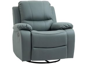 4255633500052 - Relaxsessel mit Rückenkissen grün 93L x 100B x 98H cm relaxsessel liegesessel tv sessel einzelsofa fernsehsessel