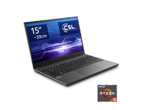 4061474203775 - CSL Notebook REvolve C15 5500U   64GB 1000GB Windows 11 Home Notebooks Gr 1000 GB SSD silberfarben (silber) 15 Notebook