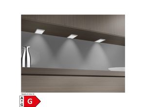 0793283872722 - LED Unterbauleuchte silber-grau neutralweiss ohne Sensor 1er SET