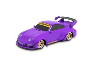 0090159823407 - Tech 82340 - Ferngesteuertes Auto - Porsche 911 993 RWB (lila Maßstab 124)