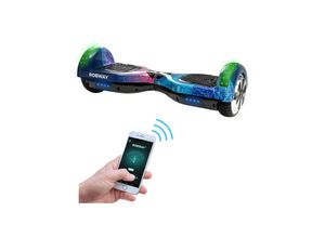 4056551239341 - W1 Hoverboard für Erwachsene und Kinder 65 Zoll Self-Balance Bluetooth App 700 Watt LEDs (Shooting Star)