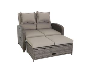 4005437121409 - Loungesofa Bahia Rondo grau Kunststoff Metall 9-teilig