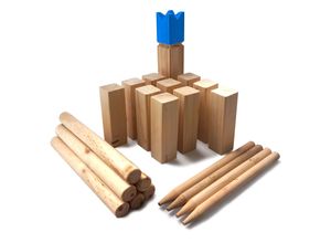 4250518565058 - Ocean 5 Kubb Wikingerspiel aus Holz blau - B-Ware sehr gut