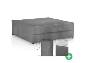 4260694830895 - SANZARO Abdeckung winterfest Sitzgruppe Schutzhülle Abdeckhaube 600D 255 x 255 x 80 cm255 x 255 x 80 cm (BxTxH)