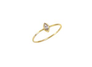 4006046298582 - Fingerring CELESTA Gold 375 Zirkonia weiß Fingerringe Gr 052 (166) Gold gelb (gelb weiß) Damen Fingerringe Handschmuck (Ringe)