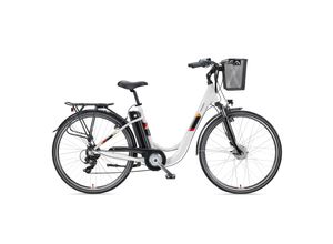 4000420284192 - Damen City E-Bike RC822 Multitalent Alu Pedelec 28 Zoll mit 7-Gang Shimano Kettenschaltung leicht