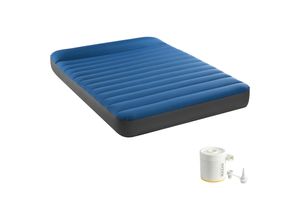 6941057426174 - INTEX 64012 - Luftbett - Full Dura-Beam Truaire inkl USB-Luftpumpe (blau 137x191x22cm) Luftmatratze Campingbett