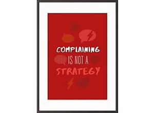 3660141892994 - Paperflow Wandbild Complaining is not a strategy 297 x 420 mm