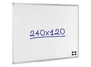 8717868034956 - Viking Superior Whiteboard Emaille Magnetisch 240 x 120 cm